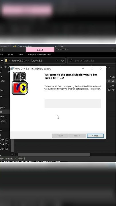 How To Install Turbo C++ In Windows 10🤩||New 2022 Full Iink In ...