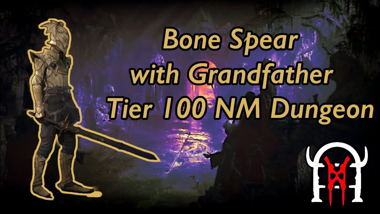 Bone Spear Necro with Grandfather | Tier 100 Nightmare Dungeon | Diablo ...