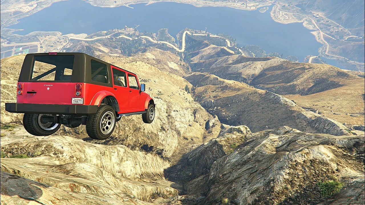 GTA 5 - Cliff Drops Crashes (GTA 5 Crashes/Jumps) Ep.9 - YouTube