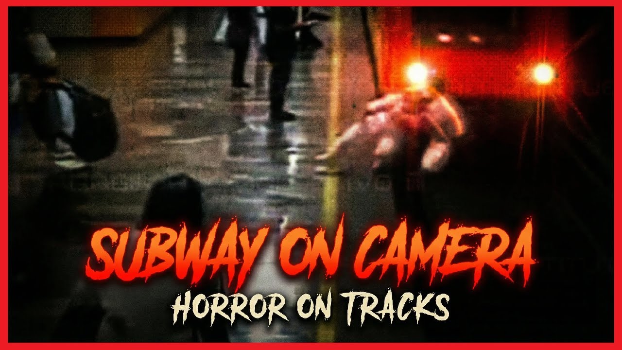 REAL FOOTAGE of a woman thrown onto the subway train tracks & crazy ...