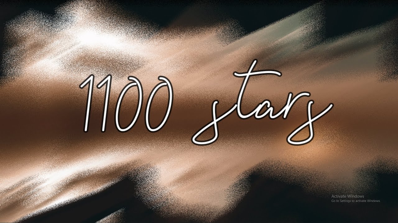1100 star montage - YouTube