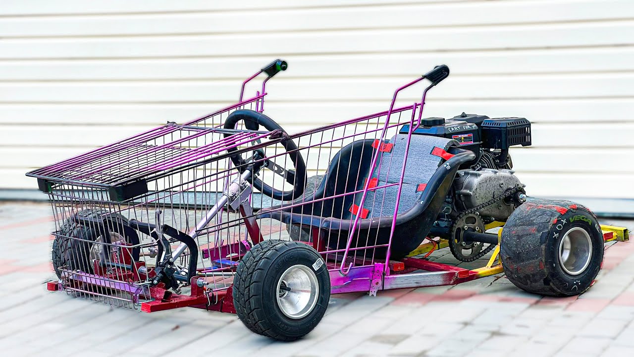 Я построил SHOPPING Go-KART ! - YouTube
