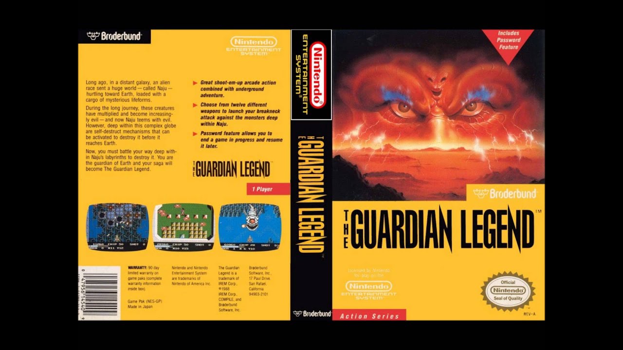Guardian Legend (HQ Remake) - Title - YouTube