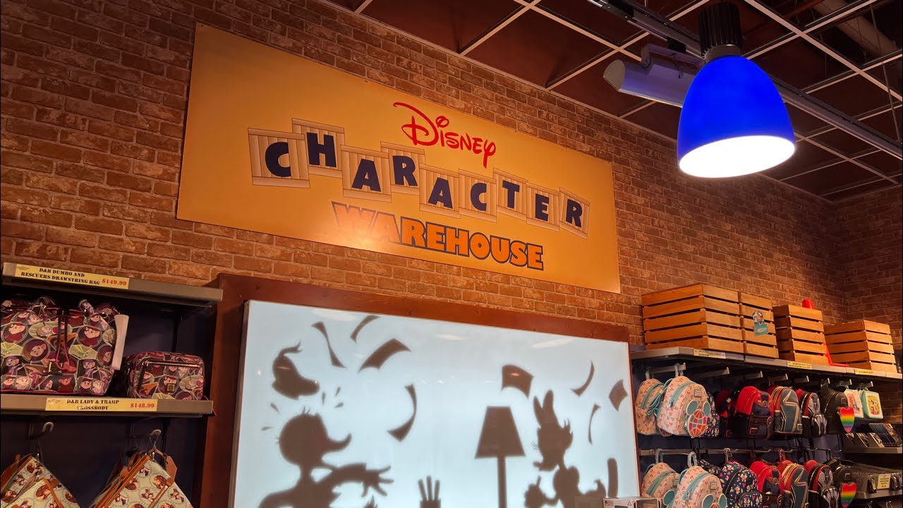 Live Shopping From Disney Character Warehouse I Drive - YouTube