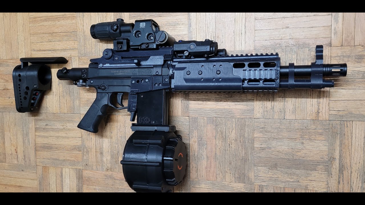 Valken M17 60 rd Drum Mag G3D Mark VS-II Testing Canada Riotballs M14 ...