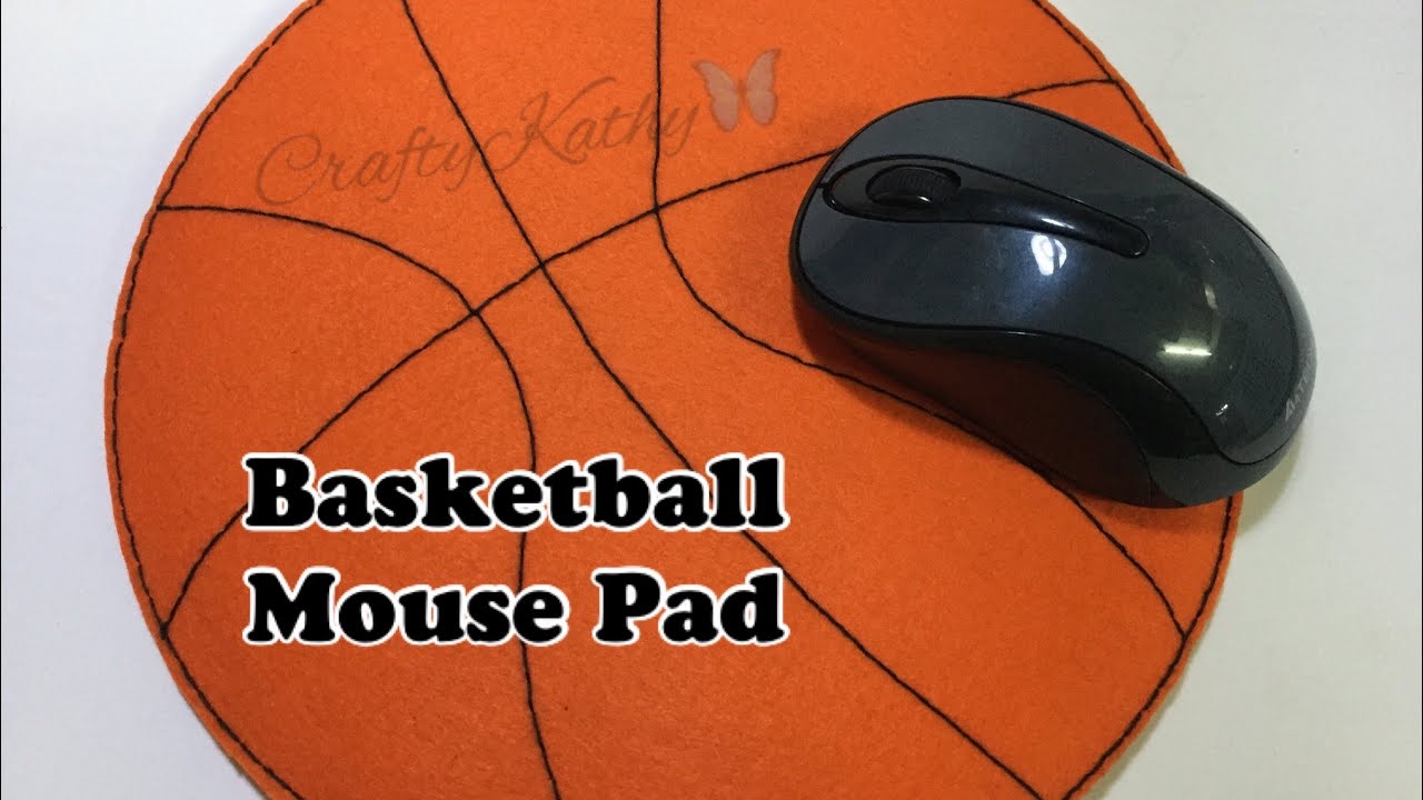 “Basketball” Mouse Pad | How to make | DIY | Felt Cloth | Hand Made ...