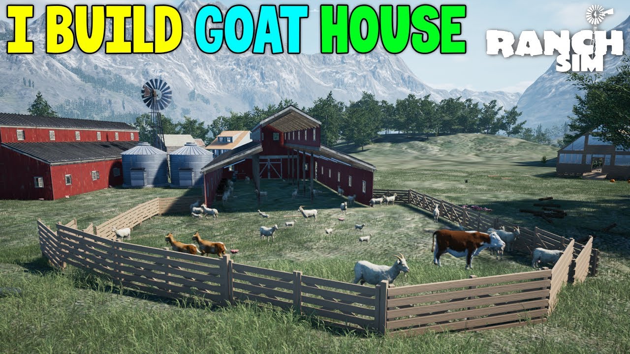 I BUILD A GOAT HOUSE | RANCH SIMULATOR | EP44 - YouTube