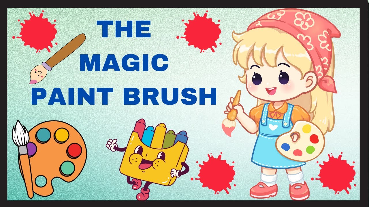 The Magic Paint Brush| Bedtime stories for kids in English| Animated ...