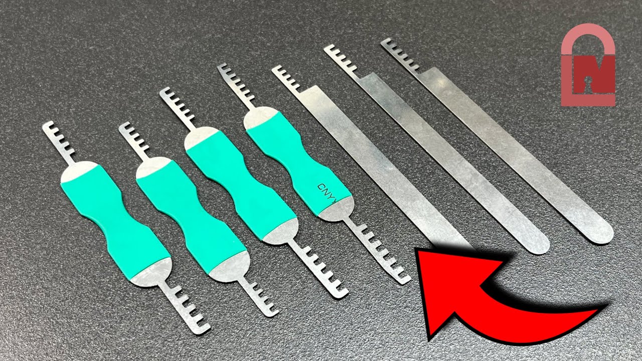 THAT Green Handle Comb Lock Pick Set - YouTube