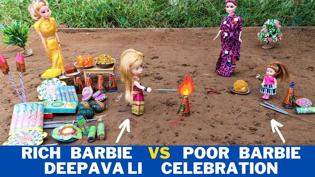 Rich Barbie vs Poor Barbie Deepavali celebration | # ...