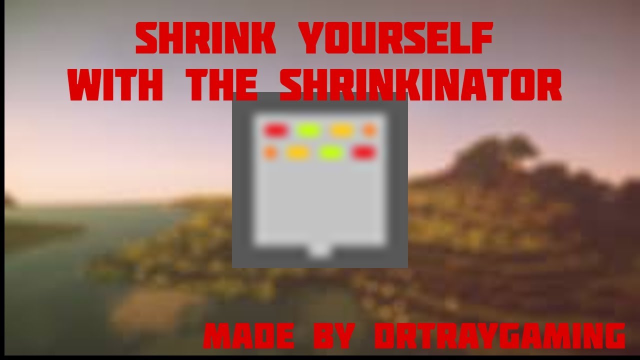 I made a Shrinkinator In Minecraft! - YouTube