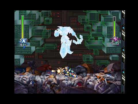 Mega Man X6 - Metal Shark Player (No Damage, Xtreme, Lv.04, Blade Armor) - YouTube