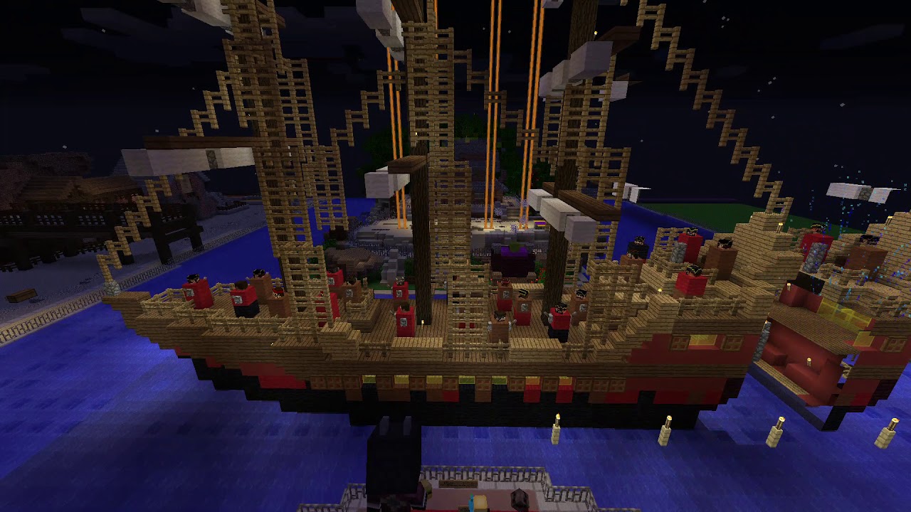 Minecraft Cosmic Craft Server: Disney land Fantasmic show - YouTube