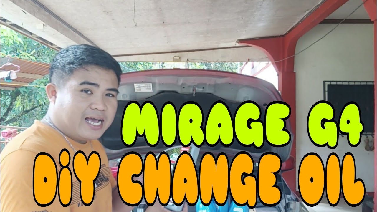 How to Change OIL MIRAGE G4-DiY @CianTVOfficial - YouTube