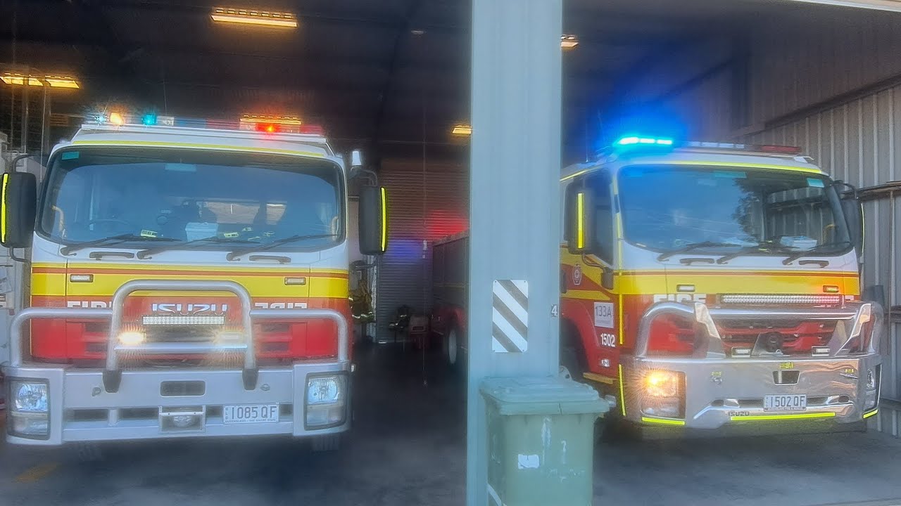 QFRS 133 Hughenden Station Visit - YouTube