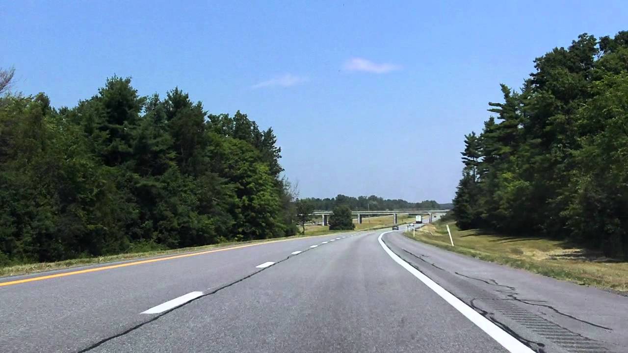 Adirondack Northway (Interstate 87 Exits 38 to 41) northbound - YouTube