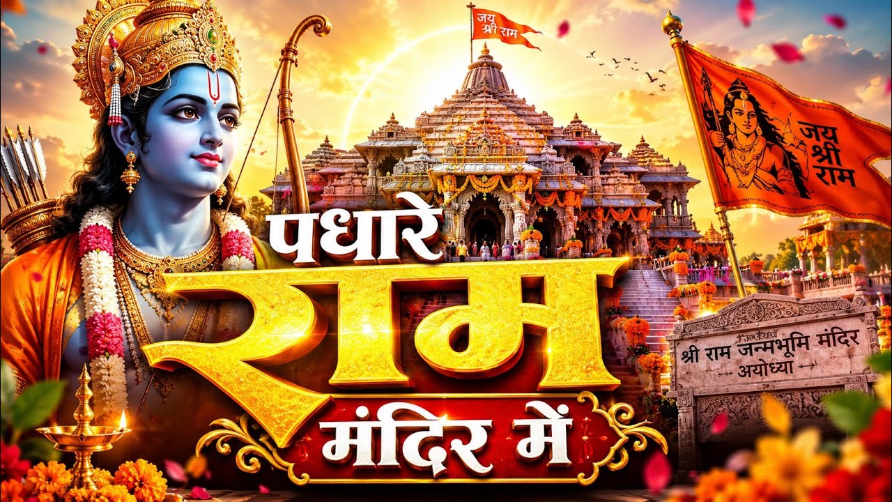 Padhare Ram Mandir main//Hindi Bhajan//Singer-Om Badhani - YouTube