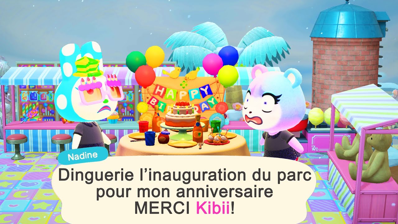 INAUGURATION du PARC de JEU pour L'ANNIVERSAIRE de NADINE ANIMAL ...