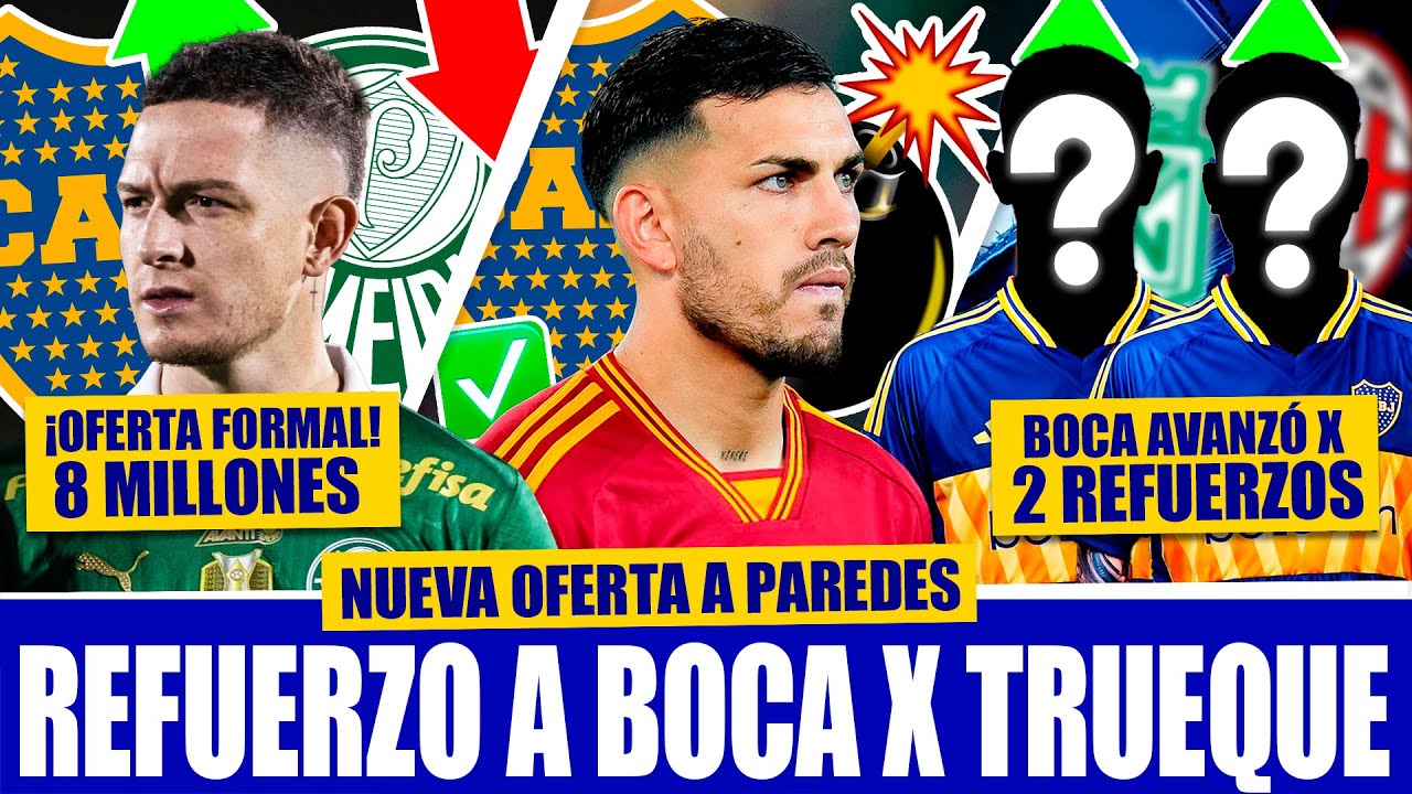 💣 BOCA CIERRA 3 REFUERZOS AHORA!? | La NUEVA OFERTA de RIQUELME a ...