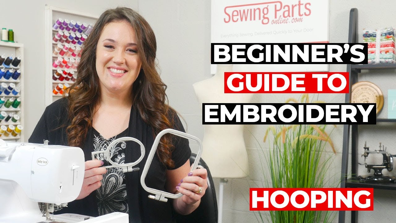 Learn All About Embroidery Machine Hooping | Hooping Tutorial | Fabric ...