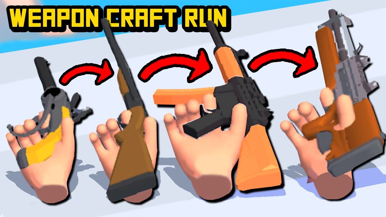 Weapon Craft Run - วิ่งยิงคราฟปืนให้ใหม่ขึ้น!! [ เกมส์มือถือ ] - YouTube