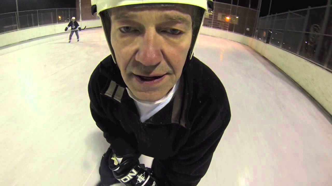thursday night hockey at dufferin grove rink - YouTube