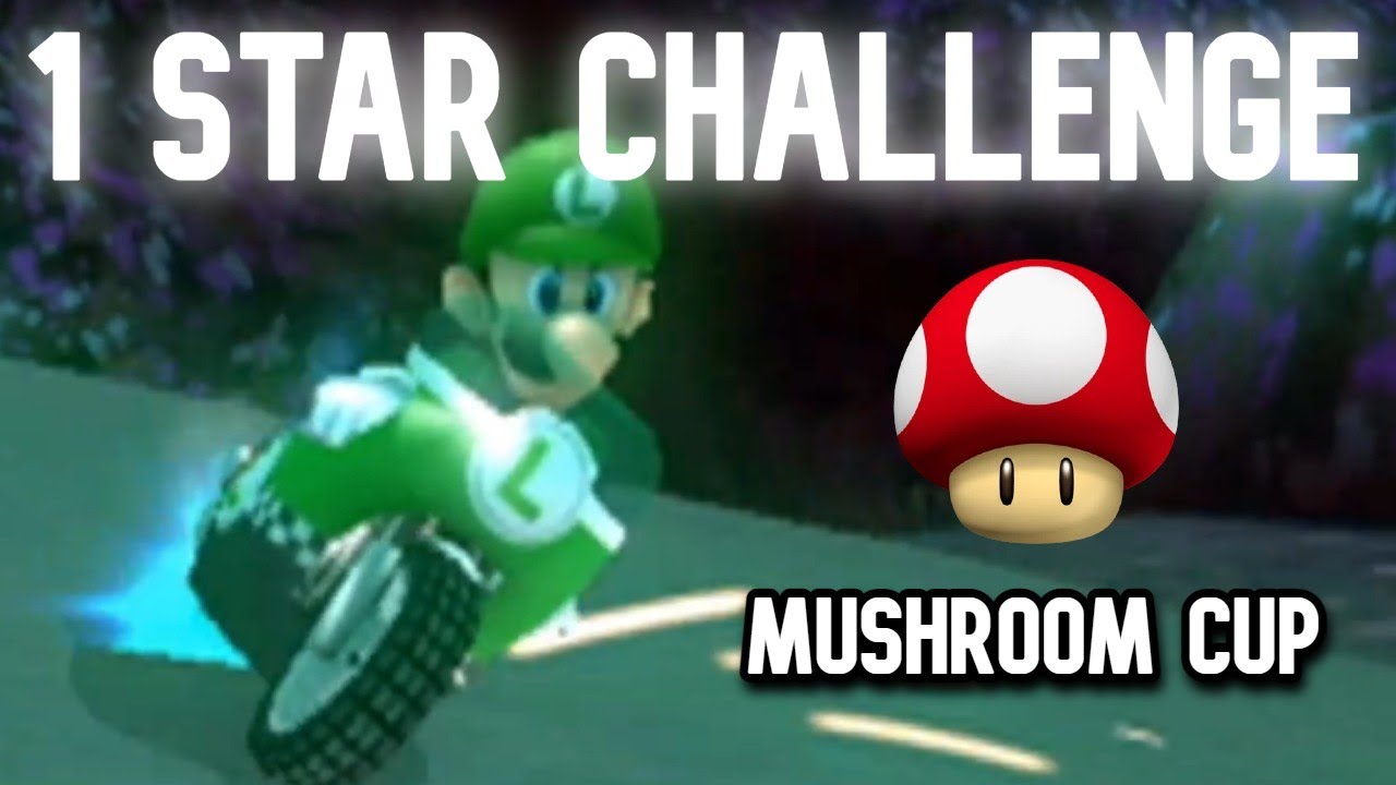 Getting a 1 Star Rank On Every Cup (Mushroom Cup) - YouTube