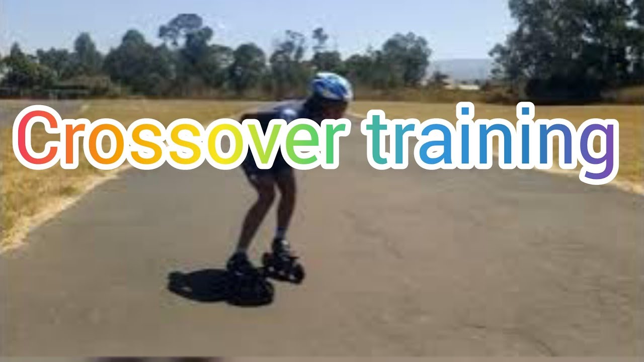 How to improve your crossover skills with inline speed skating and rollerskating - YouTube