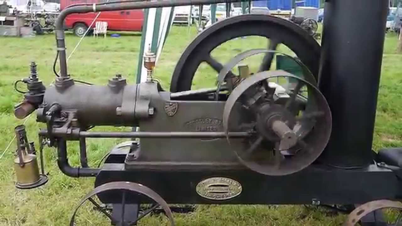 Crossley,LL,stationary engine,gas engine,Stationärmotor,Gasmotor - YouTube