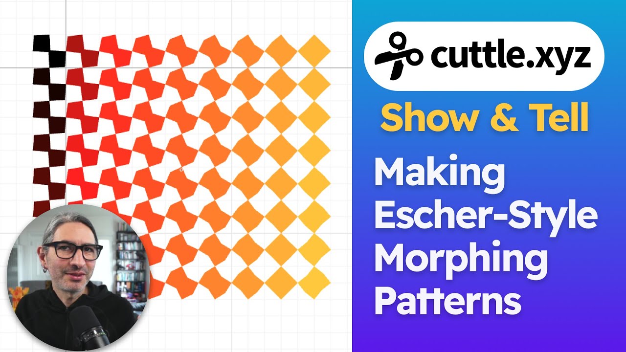 Show and Tell: Making Escher-Style Morphing Patterns in Cuttle - YouTube