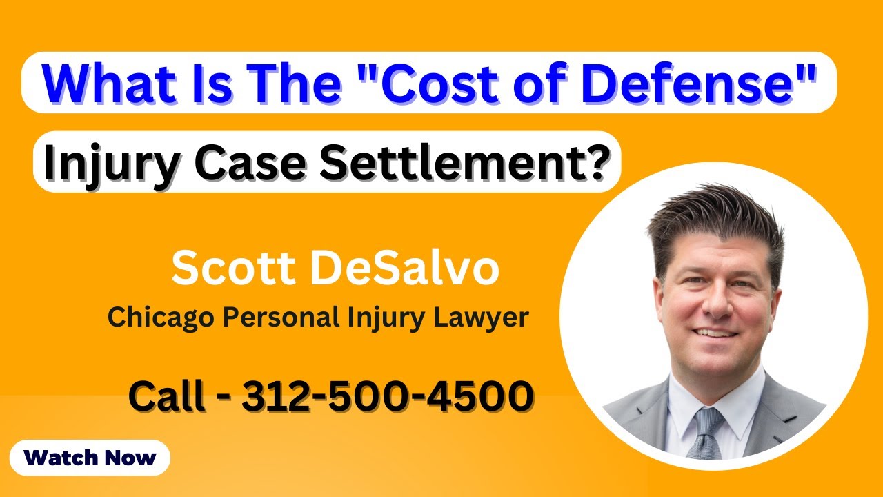 What Is The "Cost of Defense" Injury Case Settlement? - Call 312 500 ...