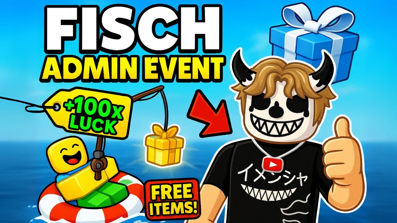 [ LIVE ] Fisch Roblox 🎣 | Admin Abuse, Crazy Luck & Free Items! 🐟 - YouTube