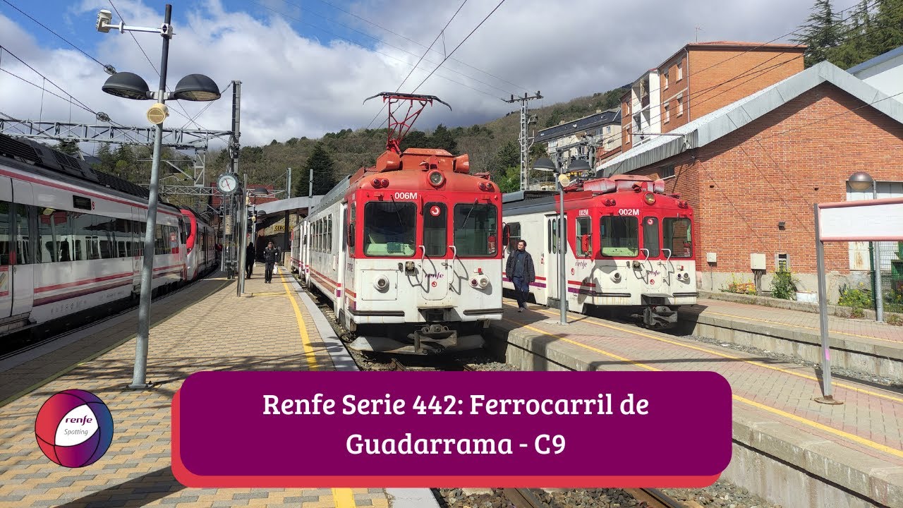 Renfe Serie 442: Ferrocarril de Guadarrama - C9 - YouTube