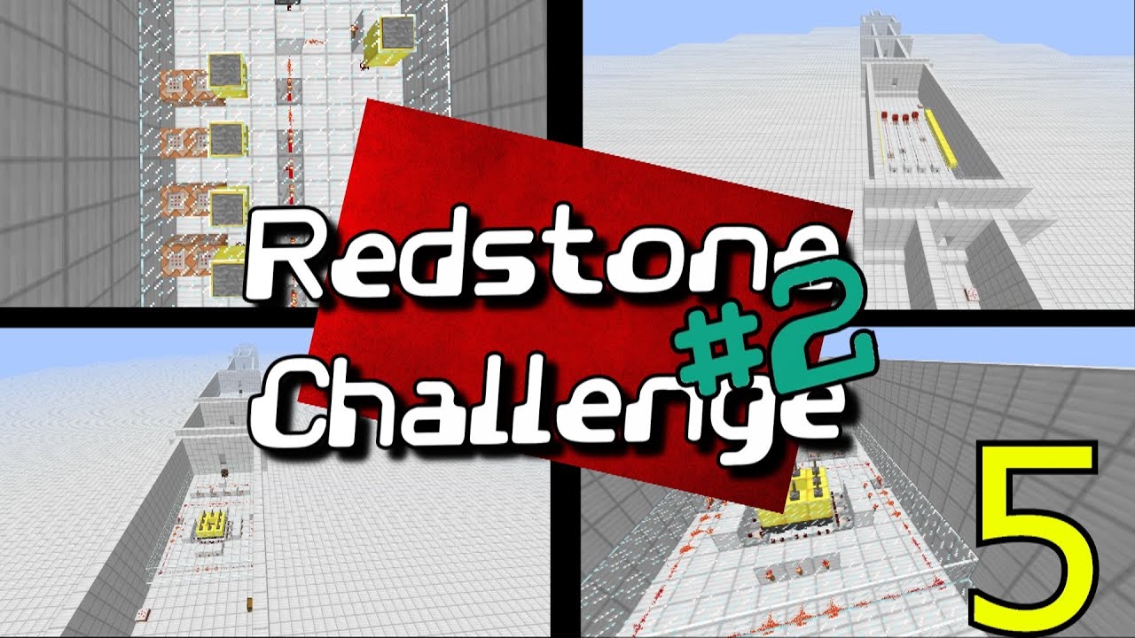 Redstone Challenge #2 - Puzzles 12 to 14 (Ep5) - YouTube