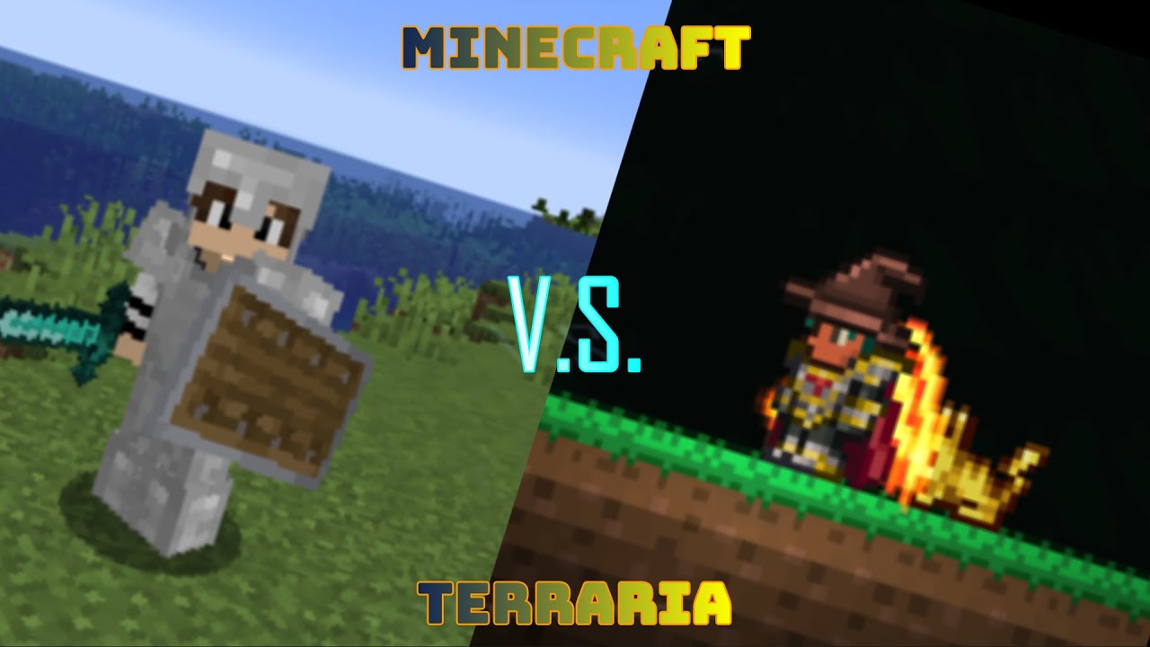 Minecraft Vs Terraria | A Very Simplified Comparison Video - YouTube