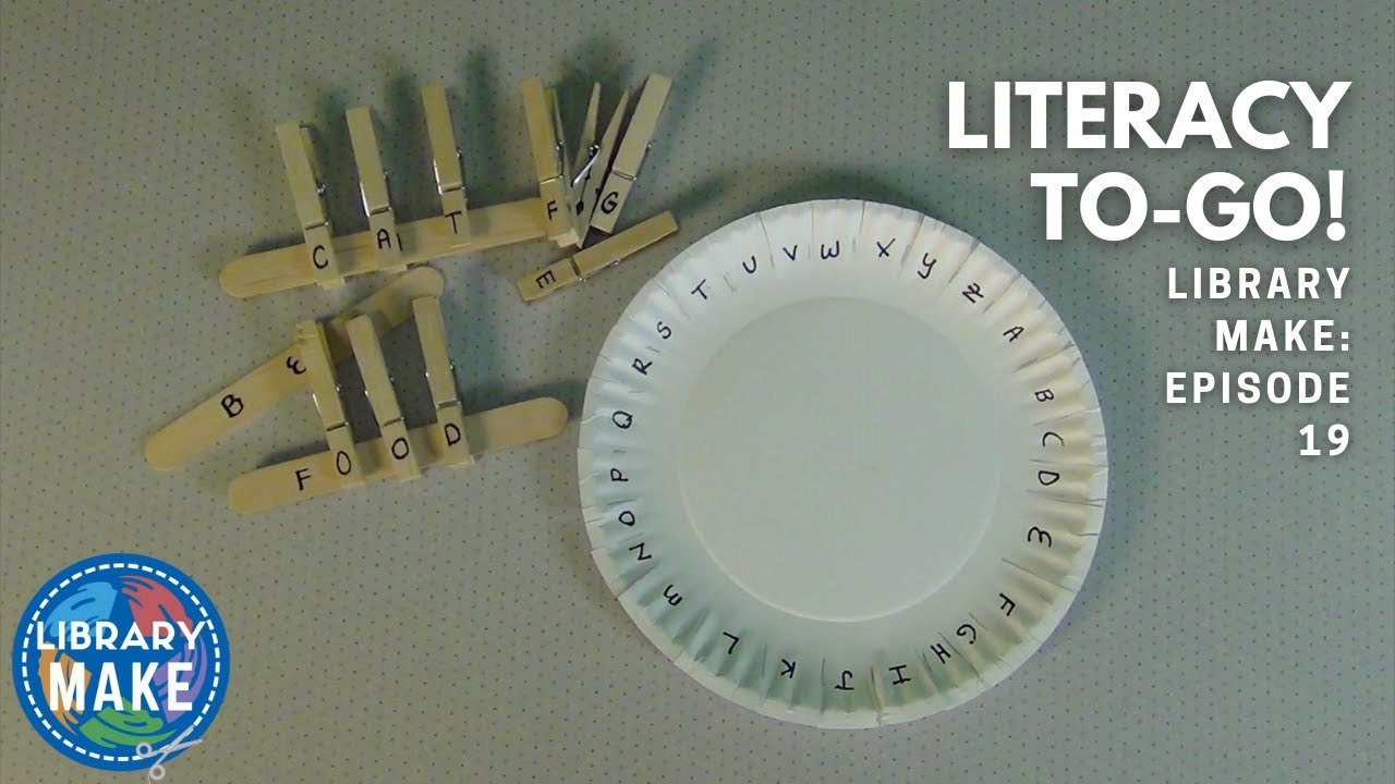 LIBRARY MAKE: Literacy To-Go! (Early Literacy DIY) - YouTube