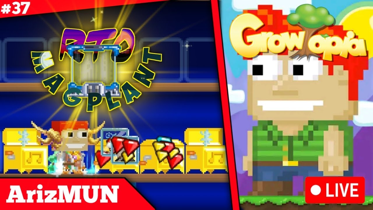 Temenin ngebreak guys 😁| LIVE STREAMING GROWTOPIA | Ariz MUN - YouTube