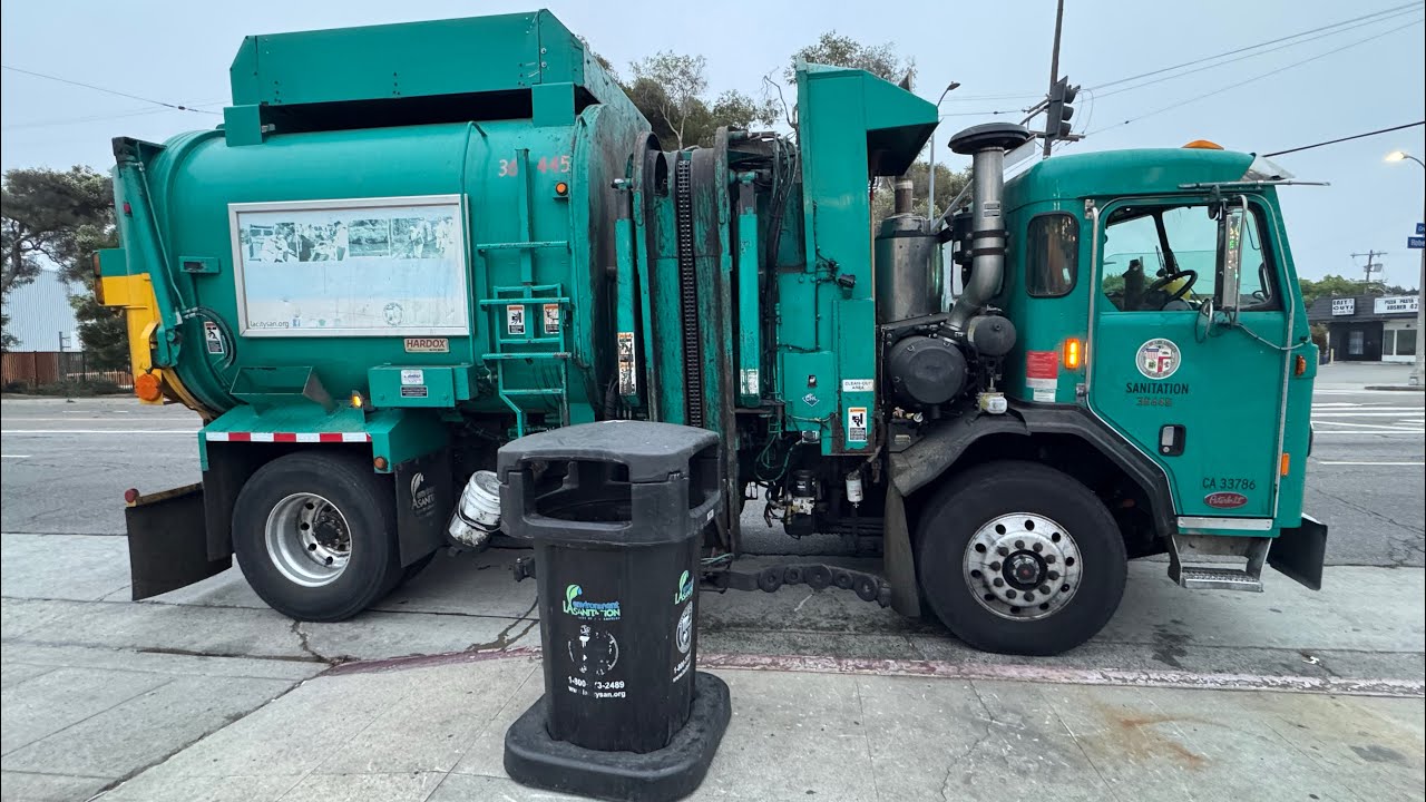 Trash Truck Driver POV: Overflowing Trash Cans, Trash Everywhere ...