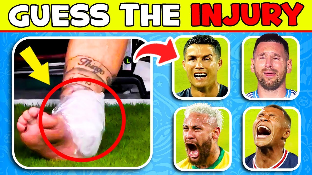 Who is Crying? 🩸🤕🩹Guess Football Player by Injury, Body, Tatoo | Mbappe ...