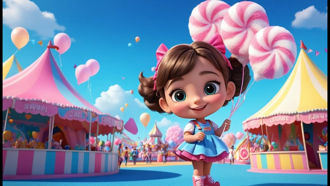 Cotton Candy, Sweet and Light Delight | Fun Fair Song for Kids | Sweet ...