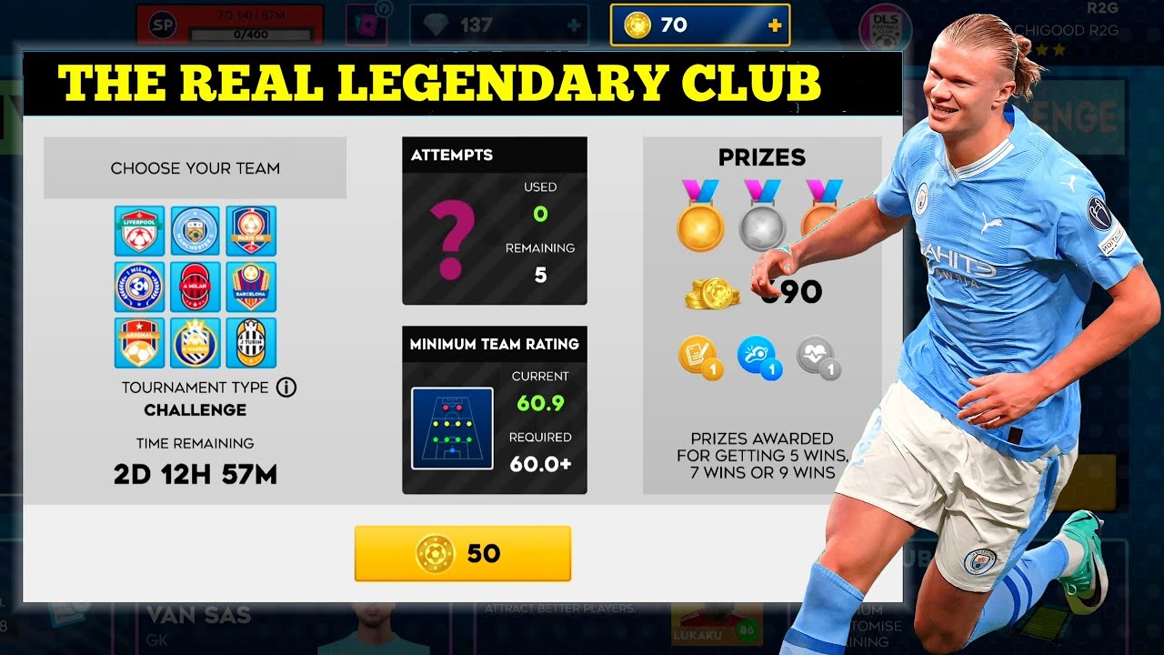 DLS 24 | THE REAL LEGENDARY CLUB - Dream League Soccer 2024 - YouTube
