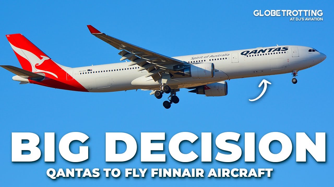 MAJOR DECISION - Qantas To Fly Finnair Aircraft - YouTube