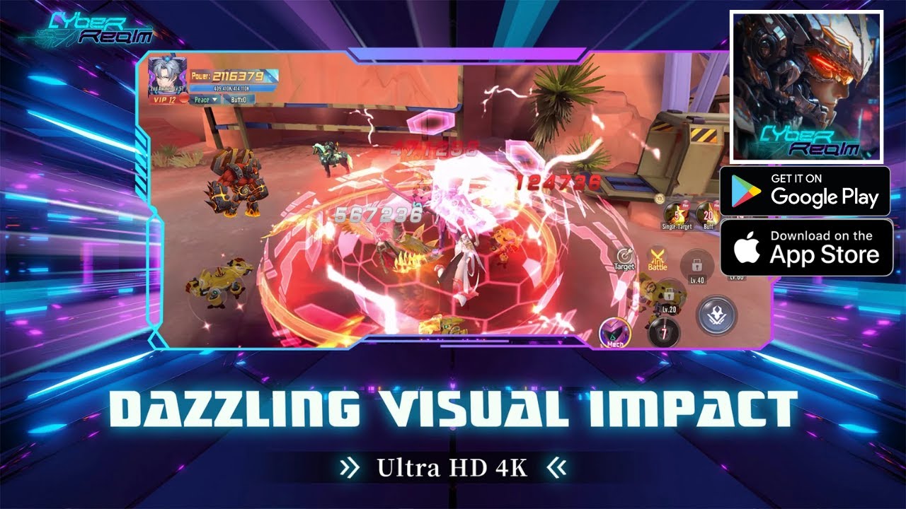 Cyber Realm Gameplay Android APK iOS - YouTube