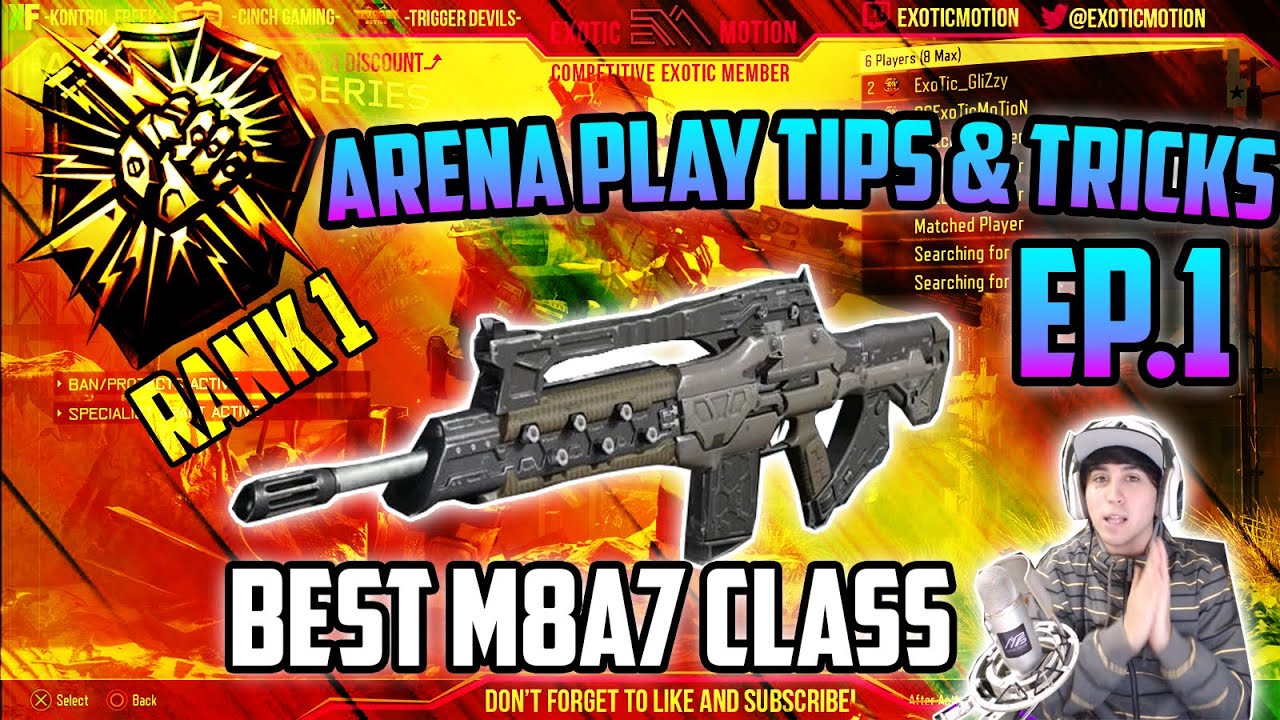 Call of Duty Black Ops 3 Arena Play Tips & Tricks Ep. 1 - BEST m8A7 ...