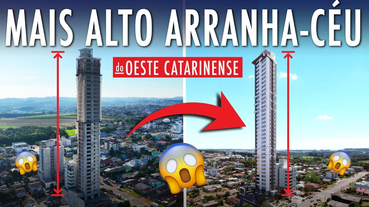 Fui Conhecer o Mais Alto Arranha-céu do Oeste Catarinense em Chapecó, o ...