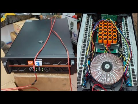 Sound test SWA-3500 Shockwave power amplifier bound to Antique. Thank ...