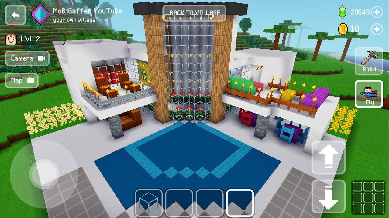 Block Craft 3D: Crafting Gameplay #4361 | Modern House 🏠 - YouTube