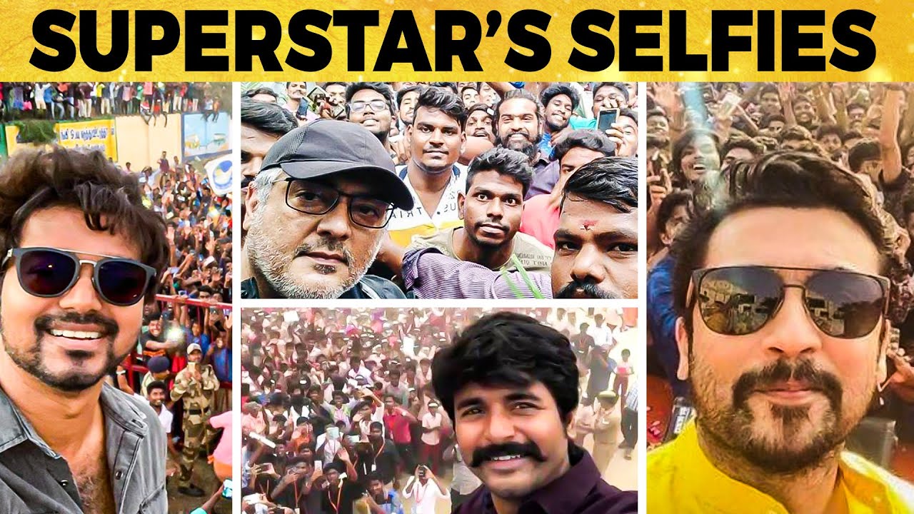 Massive Popular Star's Selfies with Fans! - Watch Your Favorite Actor's ...