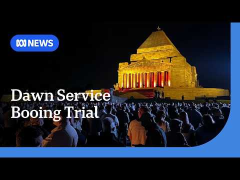 Four men go on trial for booing Welcome to Country at 2025 dawn service | ABC NEWS