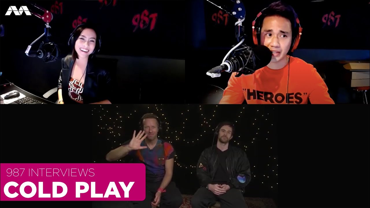 987 DJ Joakim Joakim shares with Coldplay how they saved his life | 987 Interviews Coldplay ...